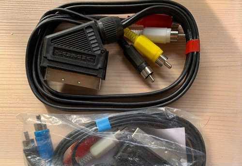 Разные Шнуры Кабель Scart 4 RCA, scart - 6 PIN