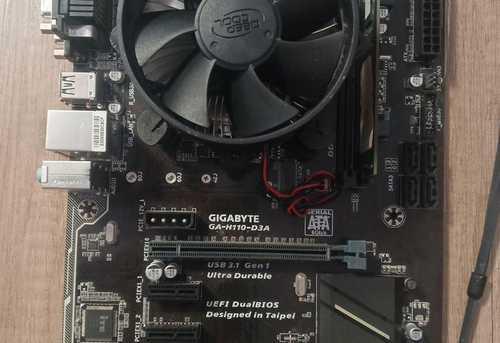 Материнская плата Gigabyte GA-H110-D3A для майнинг