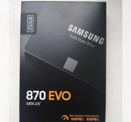 Твердотельный накопитель Samsung 870 EVO 250 гб