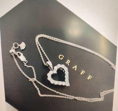 Подвеска Graff Diamond Heart Silhouette RGP048