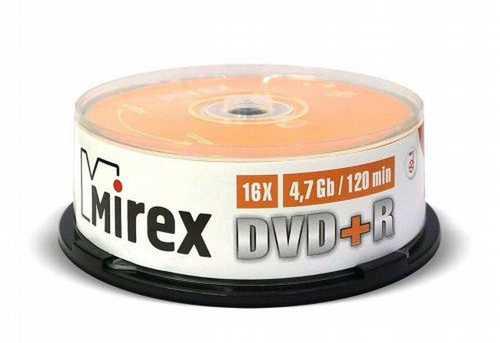 DVD+R Mirex 16х на 4,7GB 25 шт