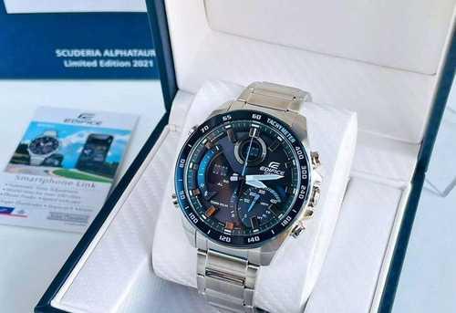 Casio Edifice часы мужские ECB-900DB-1B Bluetooth