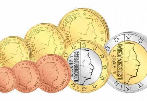 Годовой набор монет за 2017 год. Люксембург
