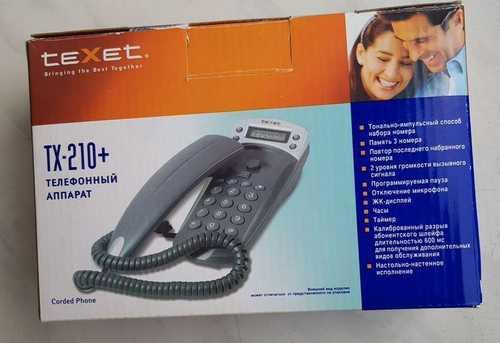 Стационарный кнопочный телефон TeXet TX-210