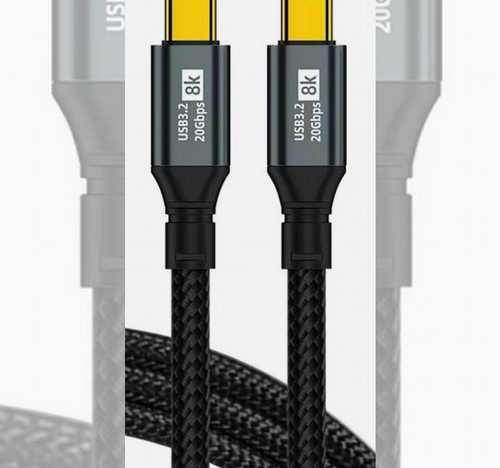 Кабель тhunderbolt 8K USB type-c передачи данных