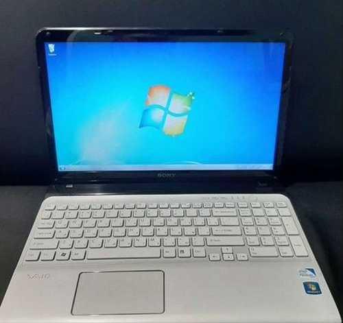 Ноутбук Sony vaio White