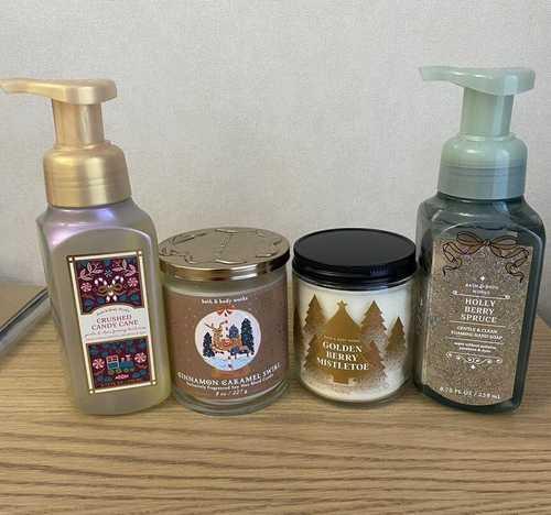 Bath and body works свечи, мыло