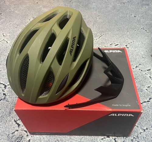 Велошлем Alpina MTB 17 Olive Matt (размер 58-61)