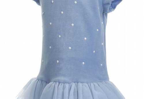 Голубое бархатное платье Gulliver