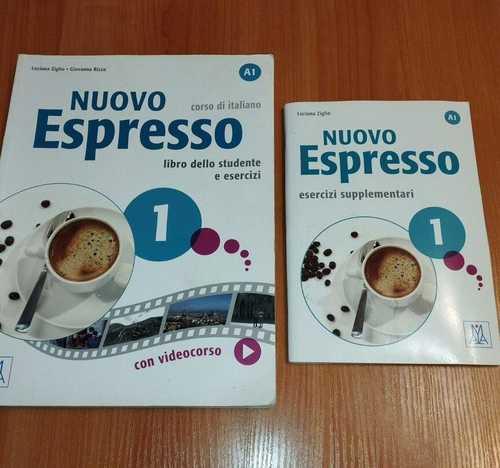 Учебник и рабочая тетрадь Nuovo Espresso A1