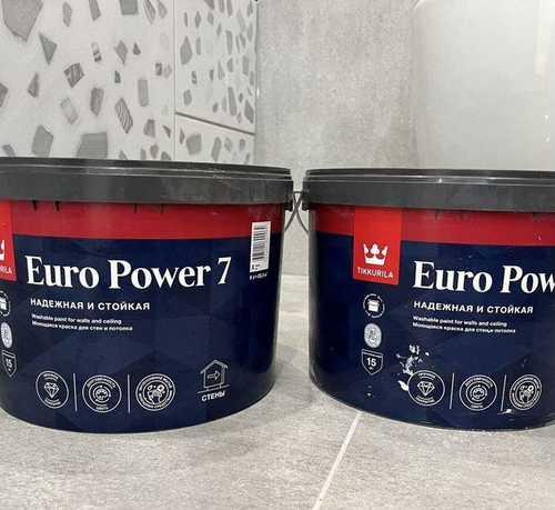 Краска Tikkurilla Euro Power 7. База А
