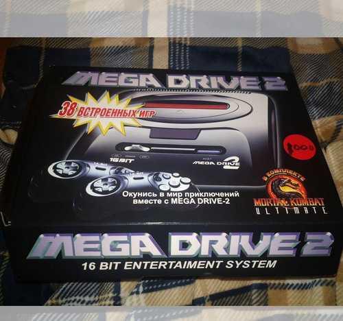 Mega Drive 2 16bit   38 игр (Mortal Kombat)