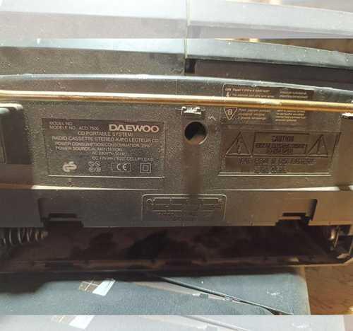 Магнитафон daewoo acd-7500