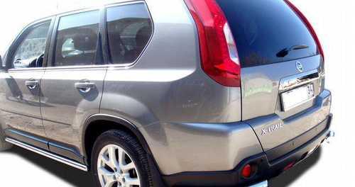 Защита бампера зад углы Nissan X-trail 2004-2007г