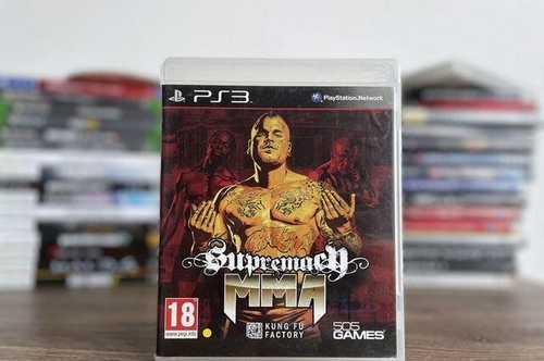 Supremacy MMA Ps3 диск лицензия
