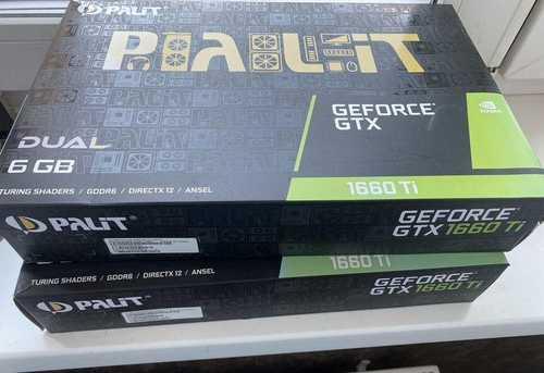 Видеокарта palit nvidia GeForce GTX 1660 ti