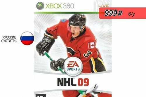 Б/у NHL 09 (Xbox 360, русские субтитры)