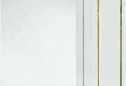 Зеркало Bellezza Амелия 80 R, белое, патина золото