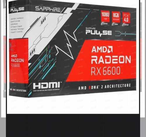 Видеокарта AMD Radeon RX 6600 pulse 8G