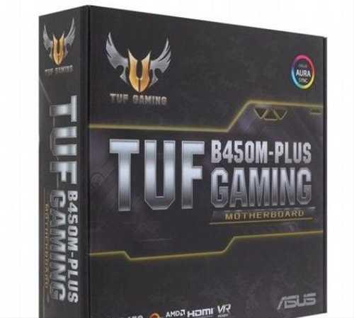 Материнская плата asus TUF B450M-plus gaming