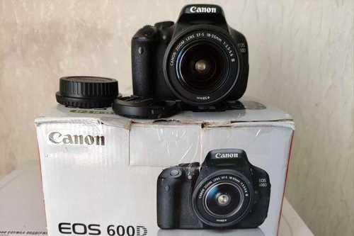 Canon eos 600d kit в коробке