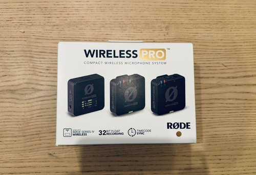 Rode wireless pro новый микрофон