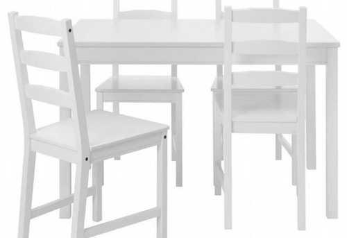 Комплект Стол и 4 стула Йоккмок Икеа (доставка)