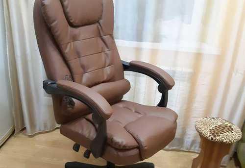 Кожаное Компьютерное кресло с массажем