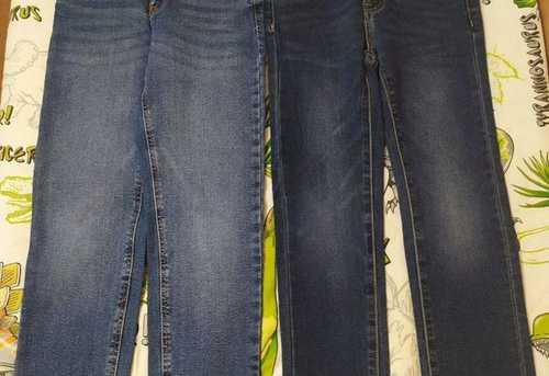 Джинсы Mango, утеплённые брюки джинсовые, 134 140