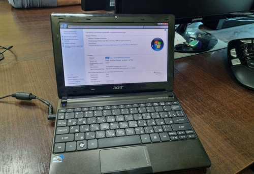 Нетбук Acer aspire one D257