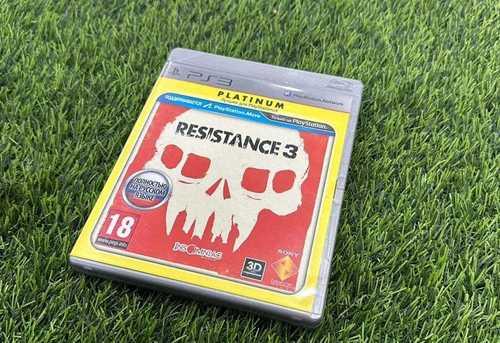 Диск на PS3 Resistence 3