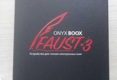 Электронная книга Faust 3 onyx boox, новая
