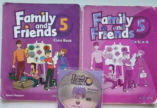 Family and Friends class book,work book,CD 5 кл