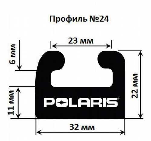 Склиз Garland 24 профиль Polaris 1753 мм