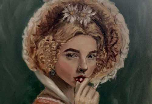 "Эмма", картина масляными красками