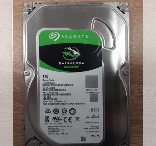 Жесткий диск Seagate barracuda 1Tb