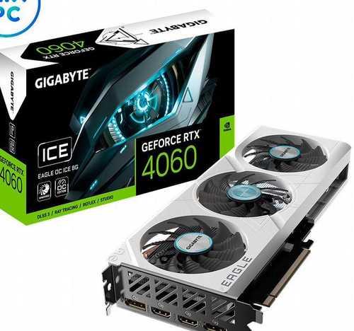 Видеокарта RTX4060 gigabyte eagle OC GV-N4060eagle