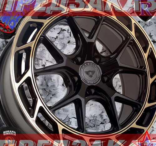 Диски Vossen Urban R19 5x114,3 Black Gold