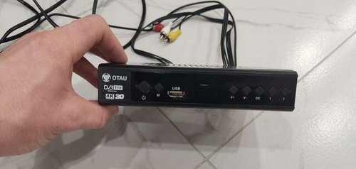 Цифровая тв приставка UHD dvb-t2 receiver otau