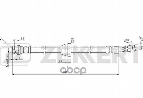 Шланг тормозной передний Chevrolet Spark (M200)