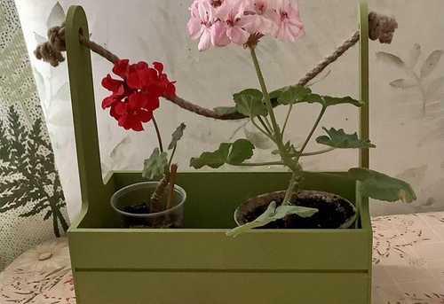 Кашпо / ящик для цветов дома / на балконе/ в саду