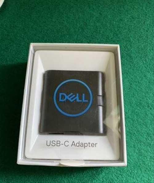 Адаптер USB-C to hdmi, VGA, LAN Dell DA200