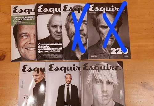 Журнал Esquire 2005, 2006, 2010 и 2012 года
