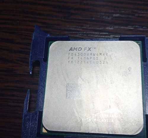 Процессор AMD FX 4300 + 2 оперативки по 4 гб