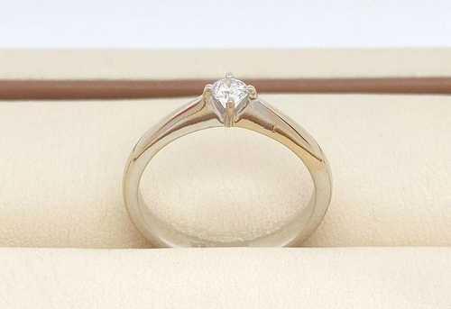 Золотое кольцо с бриллиантом 585пр. размер: 15,3