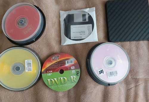 Наборы dvd дисков (r/rw) запечатанные