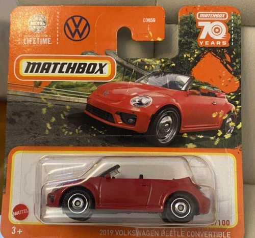 Matchbox 2019 Volksvagen Beetle Convertible