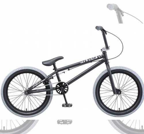 Велосипед 20д. BMX TechTeam Mack, чёрный