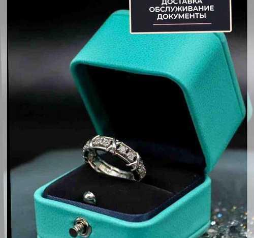 Кольцо Tiffany из белого золота