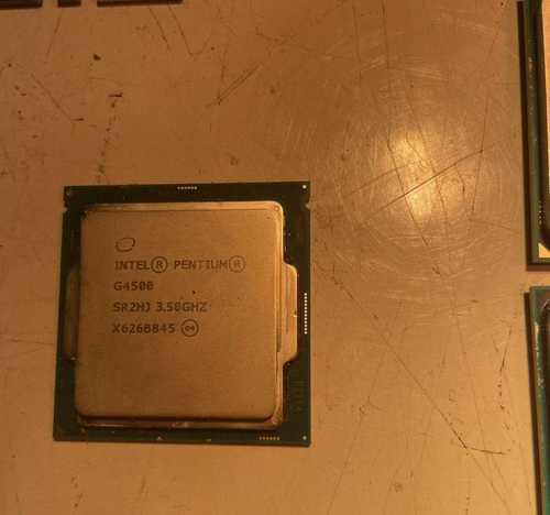 Процессор Intel R Pentium R G4500